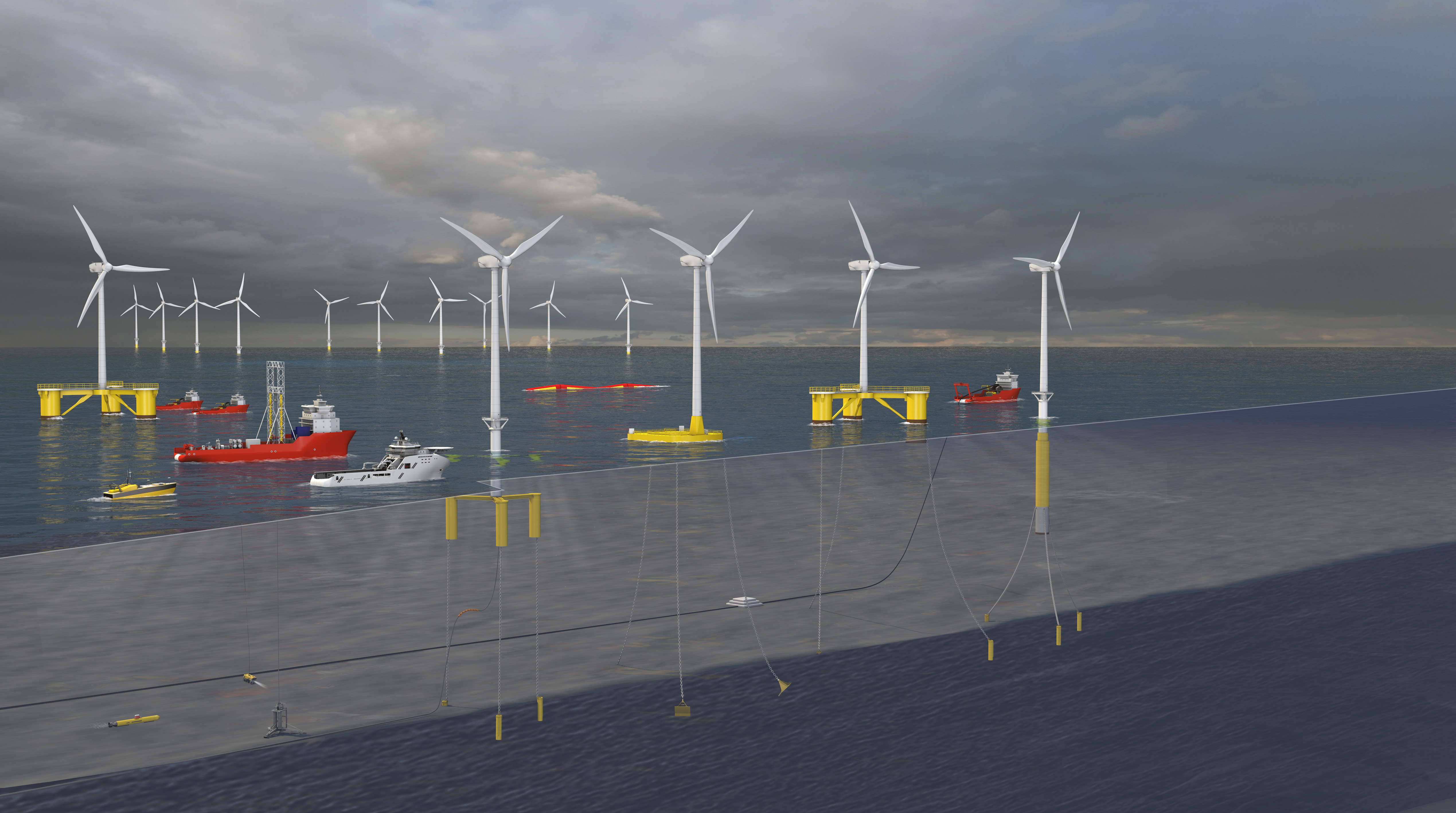 Floating Foundations & Moorings | 2H Offshore